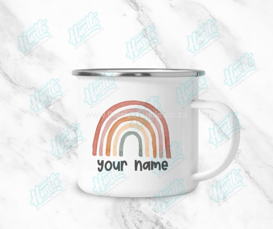 Enamel metal mugs – The Side Hustle
