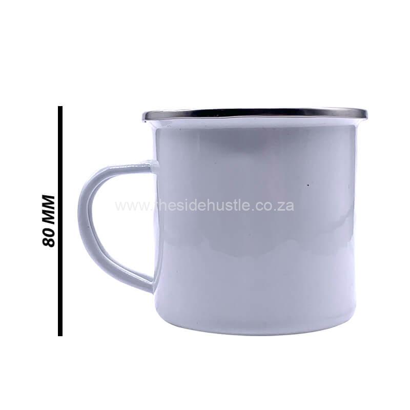 Enamel metal mugs – The Side Hustle